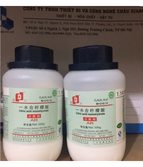 Citric acid monohydrate C6H8O7.H2O